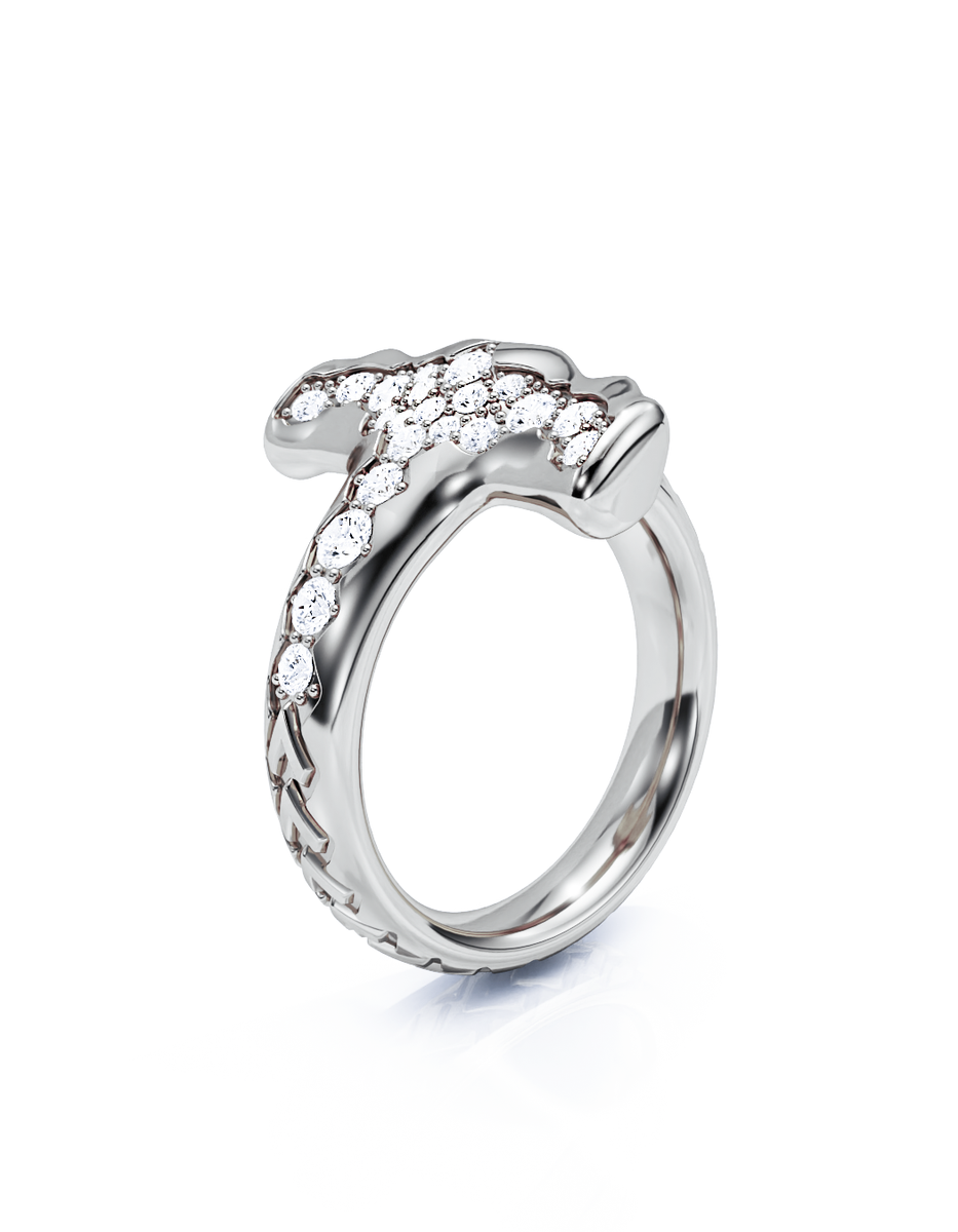 Hammerhead Shark Ring with Diamonds – VARGAS GOTEO JEWELRY