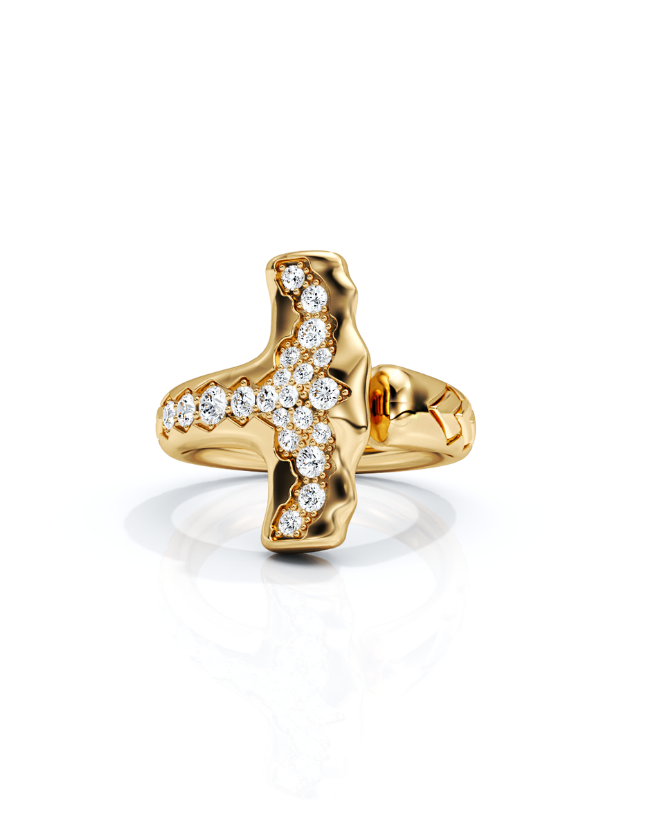 Hammerhead Shark Ring with Diamonds 14k / 18k Gold – VARGAS GOTEO JEWELRY